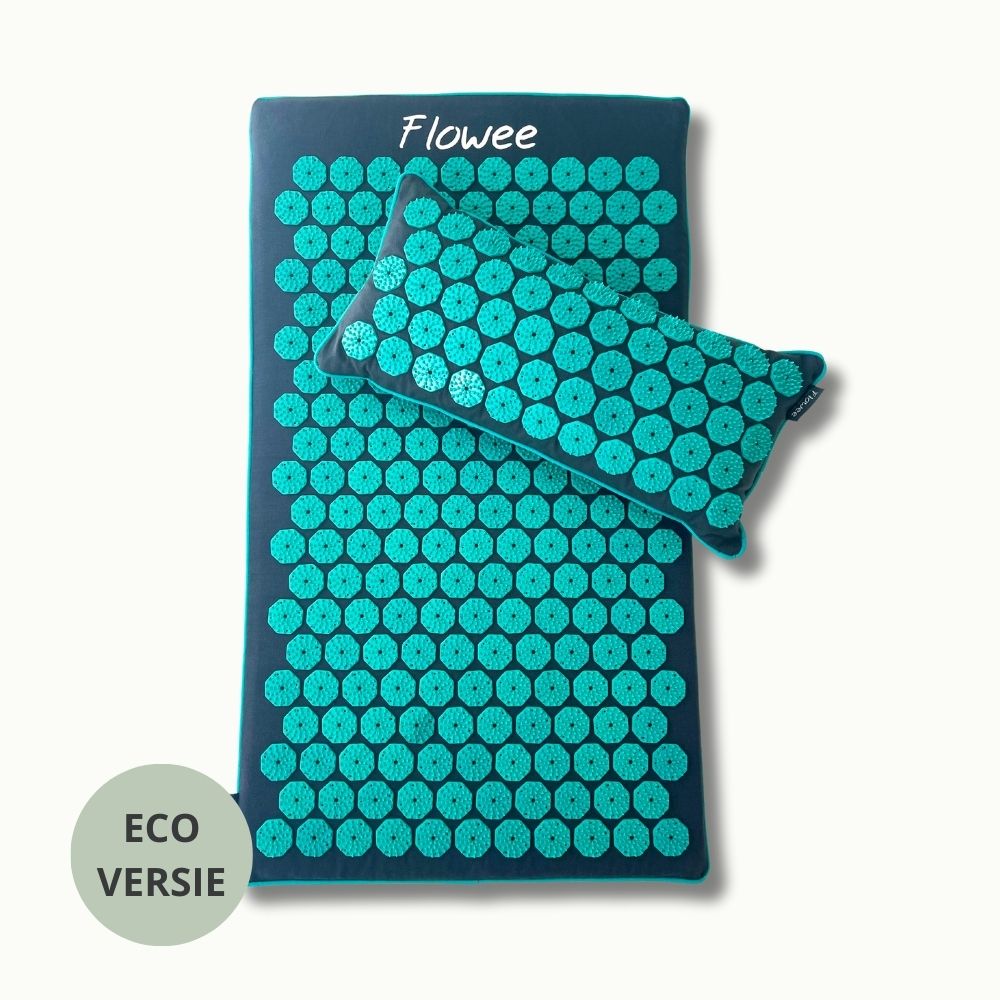 Flowee Spijkermat met kussen Shakti - Zeegroen – That's the Spirit
